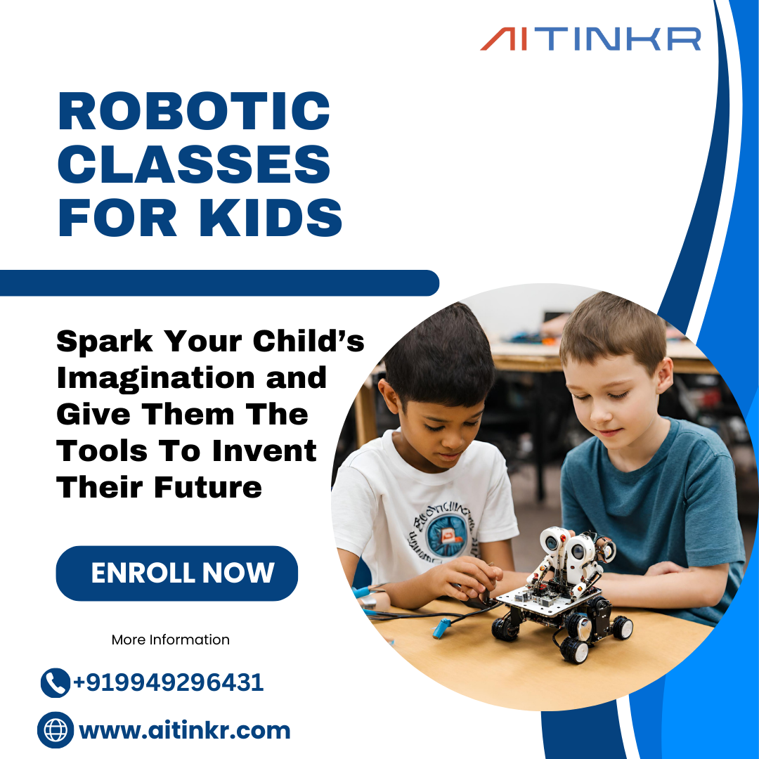 Robotic Adventures: Unleashing Creativity and Learning for Kids | by AITINKR | Medium