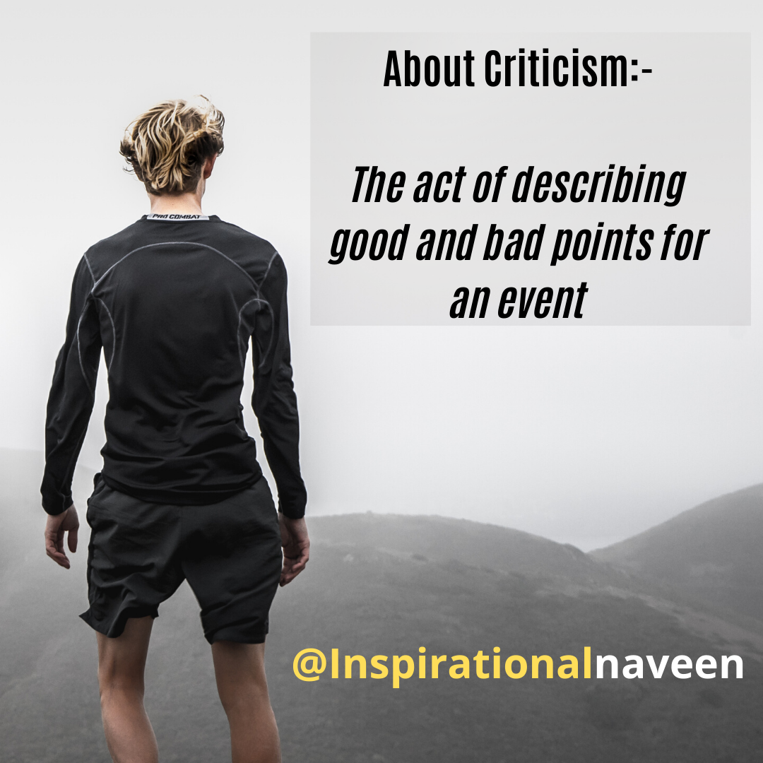 How to Deal with Criticism in 8 Unique Transnational steps | by ...