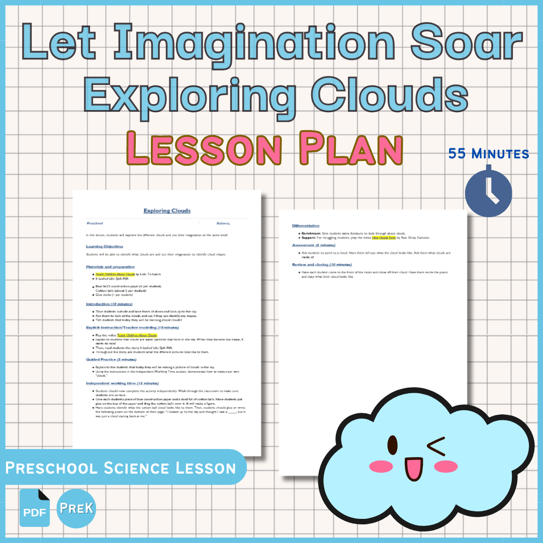 Let Imagination Soar: Preschool Science Lesson on Exploring Clouds | by ...