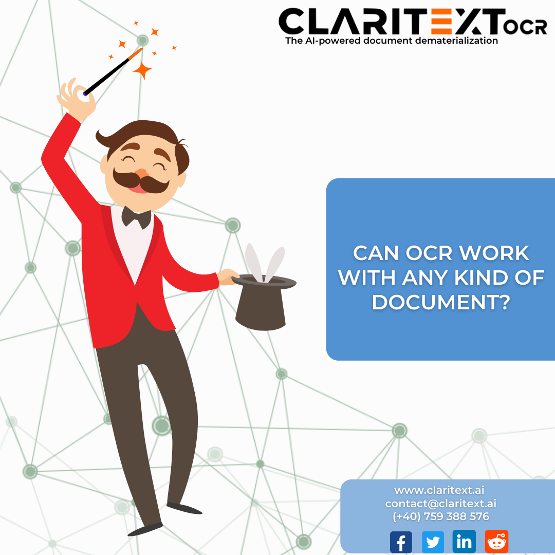 Can Ocr Work With Any Type Of Document By Claritext Medium