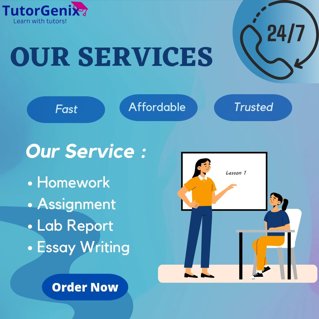 Why should you choose TutorGenix.com for your Homework & Assignment ...