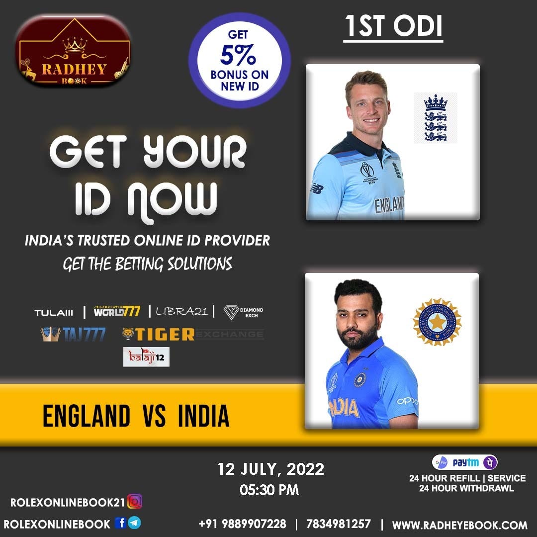 Online Sports ID Provider - Radhey Book - Medium
