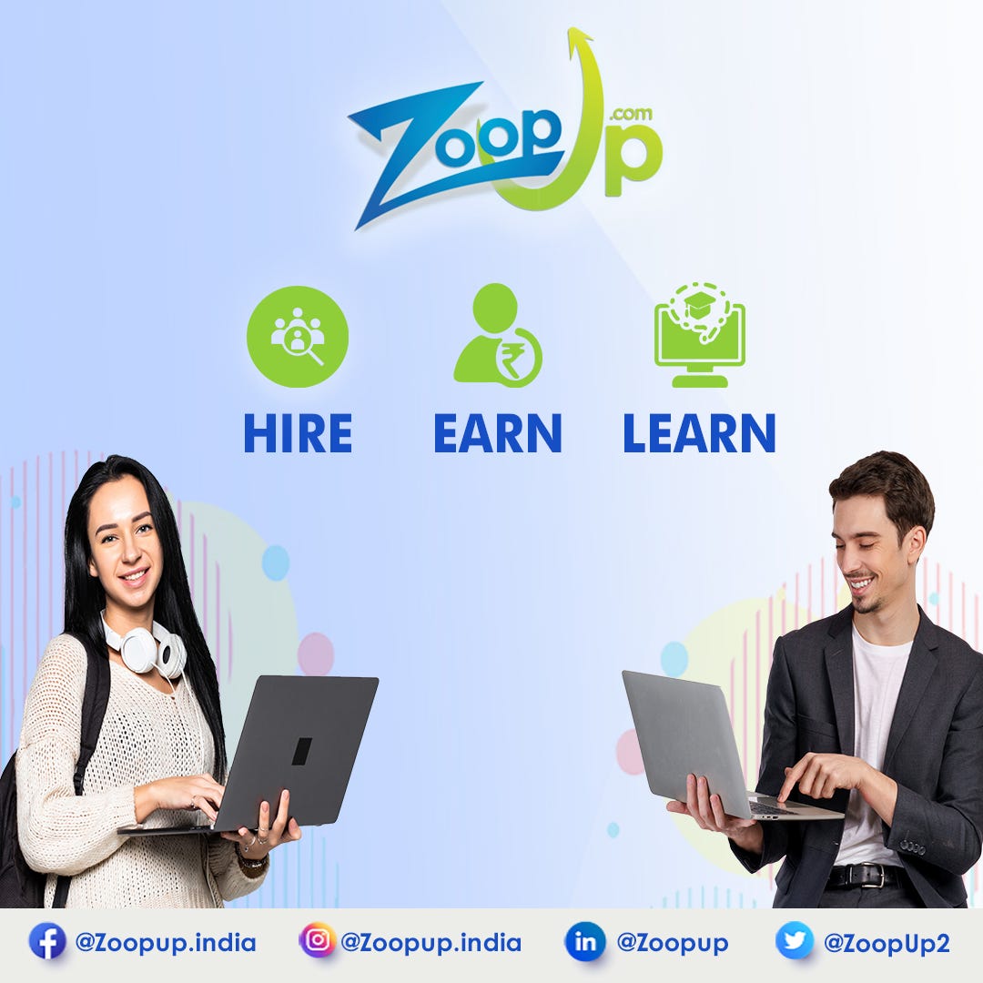 work for freelancer ZoopUp is the world’s Learn & Earn marketplace ...