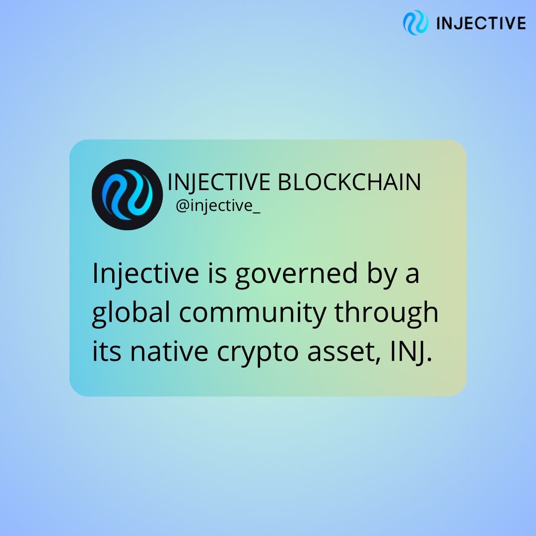 Empowering Web3 Governance: INJ and the Injective Blockchain Revolution” | by Horlacrypt | Medium