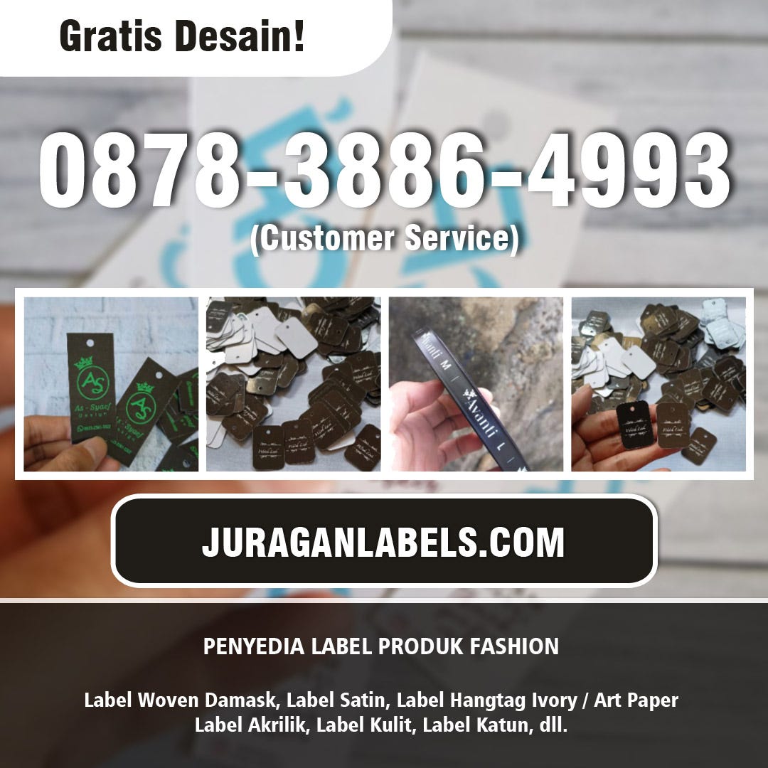 FREE DESAIN 087838864993 Cetak Label Serang | by Labelkertastagbaju ...