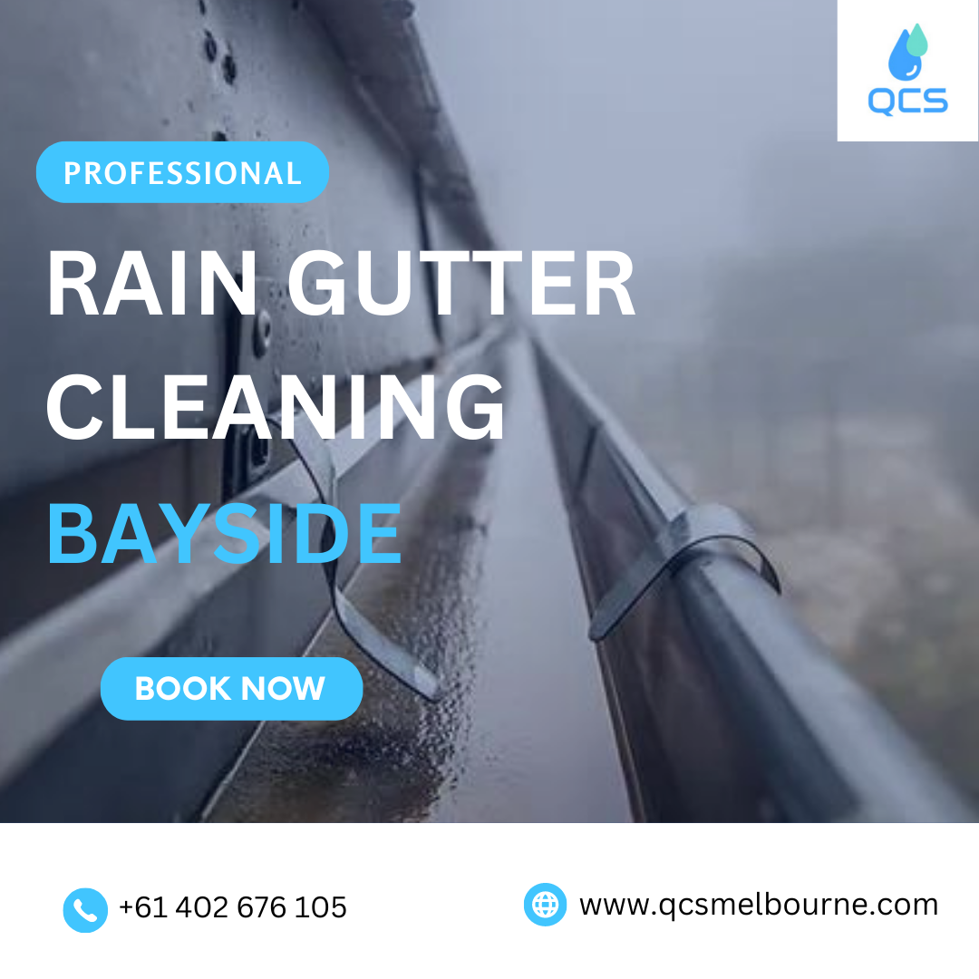Rain gutter cleaning bayside - QCS Cleaning Services - Medium
