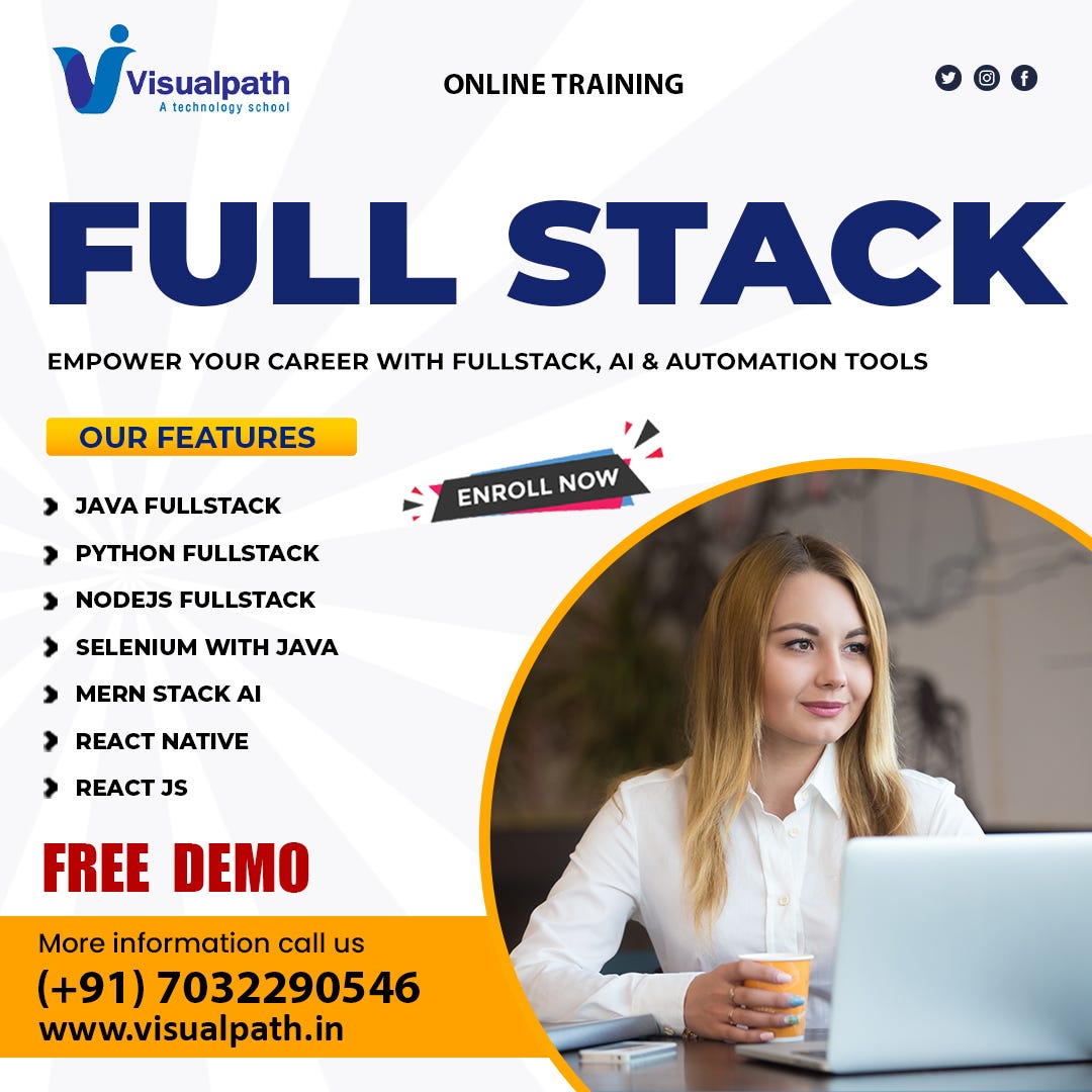 Best Full Stack Course Online Training In Hyderabad [Real Time] - Harik Visualpath - Medium