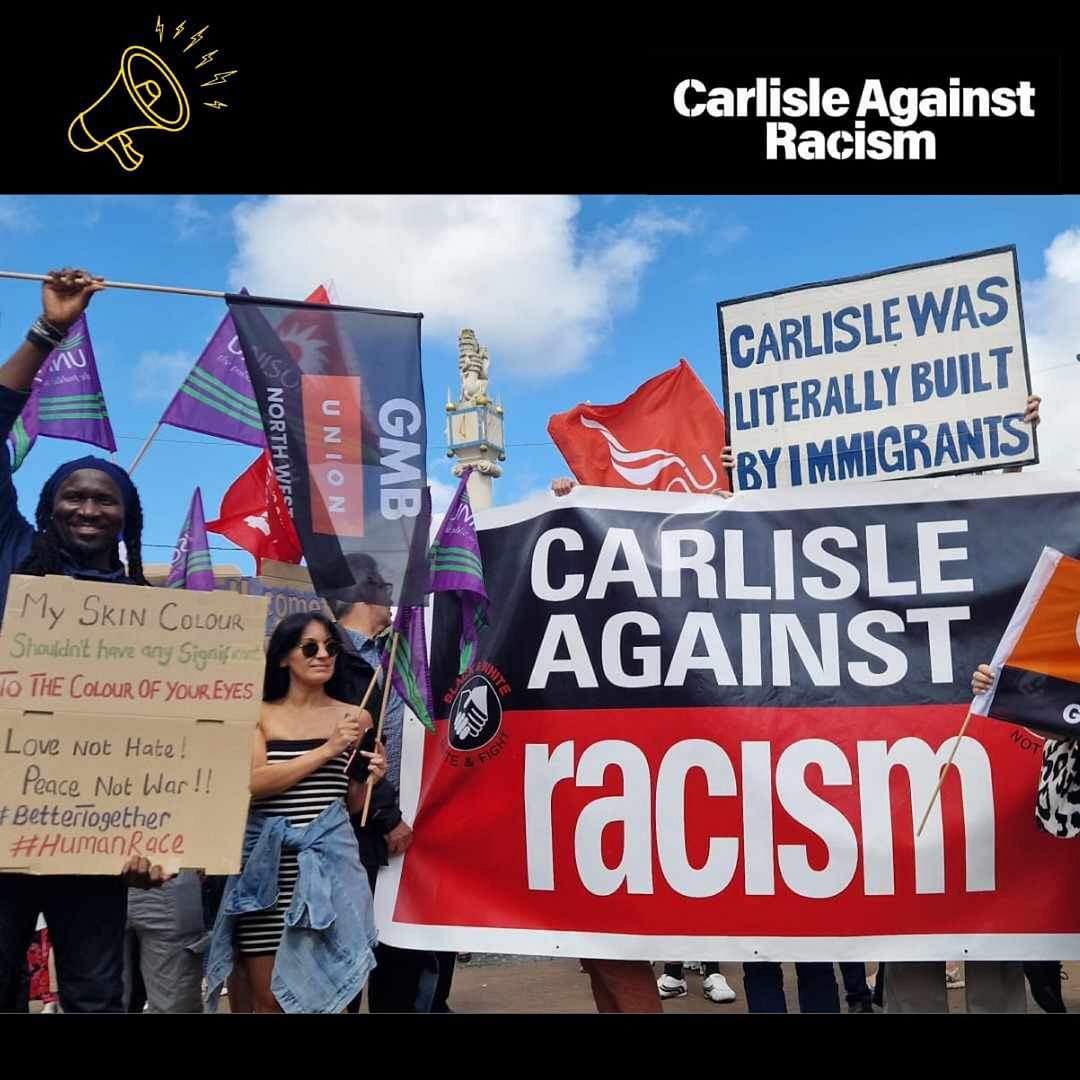 Carlisle Against Racism | by Levelling The Score | Aug, 2024 | Medium