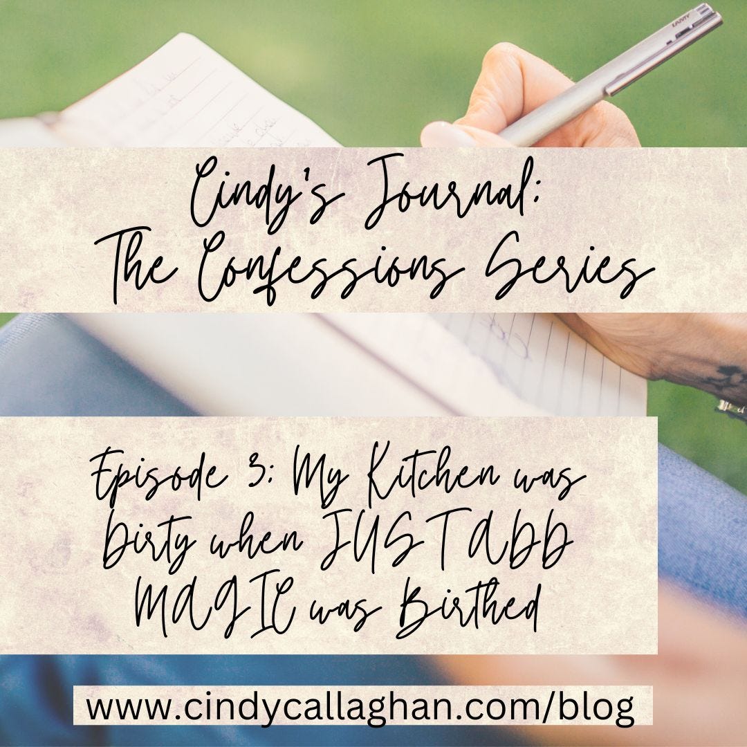 Cindy’s Journal, The Confession Series, Episode #3: My Kitchen was ...