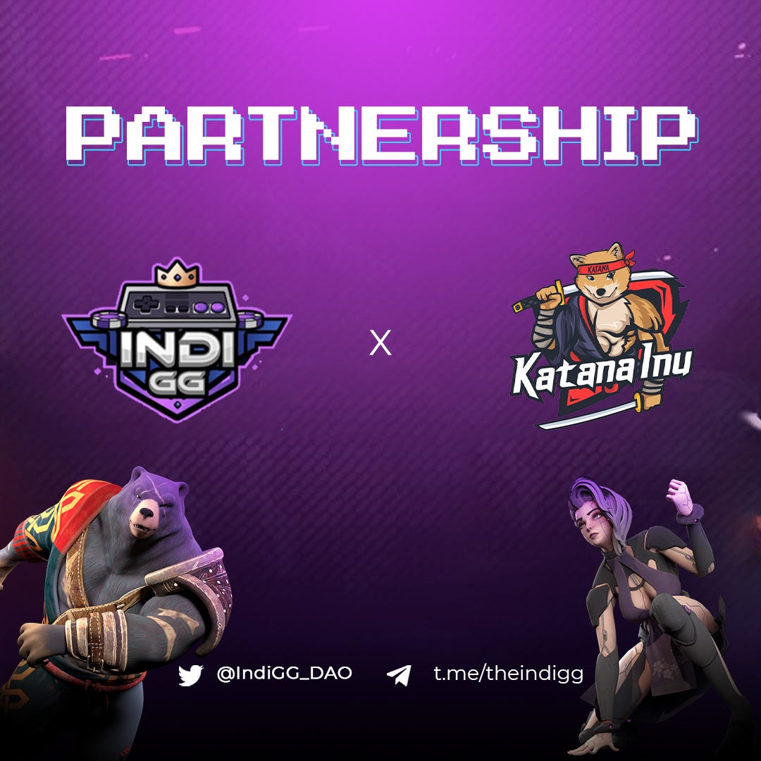 Katana Inu — the leading NFT PC game has joined hands with IndiGG | by IndiGG | Medium