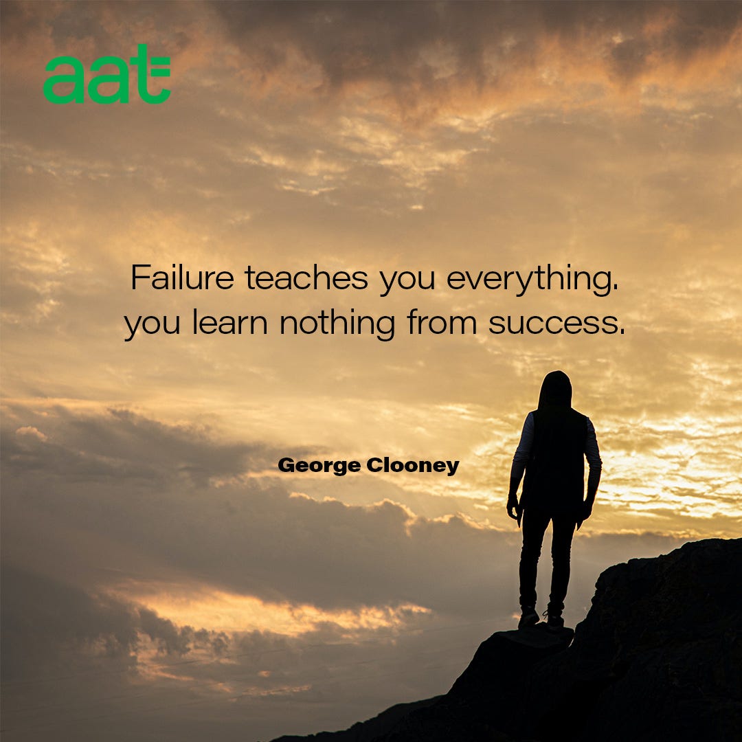 You learn nothing from success. Failure is the best teacher — if you’re… | by Dr. Richi | Mar ...