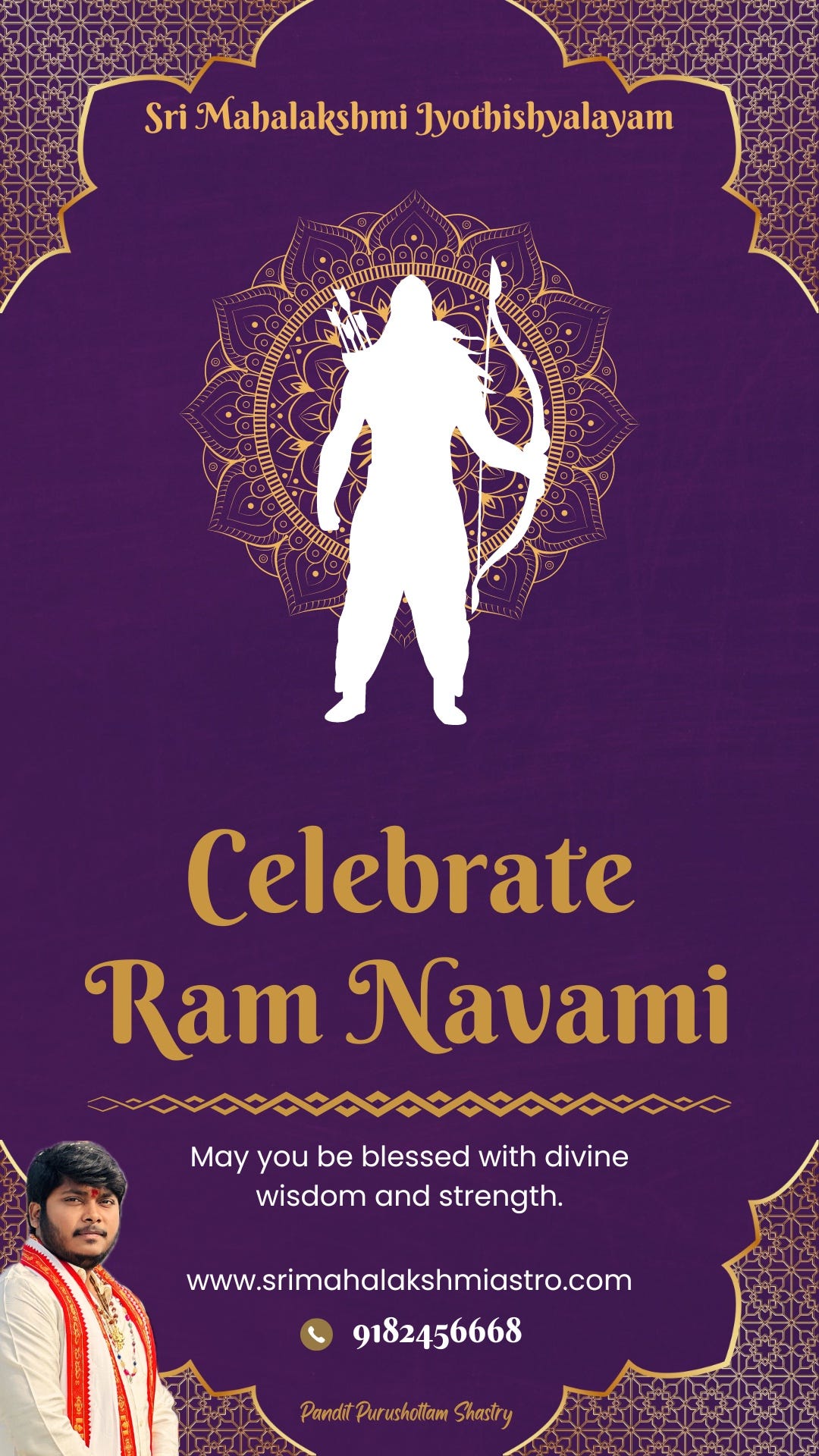 “May the blessings of Lord Rama fill your life with joy, peace, and ...