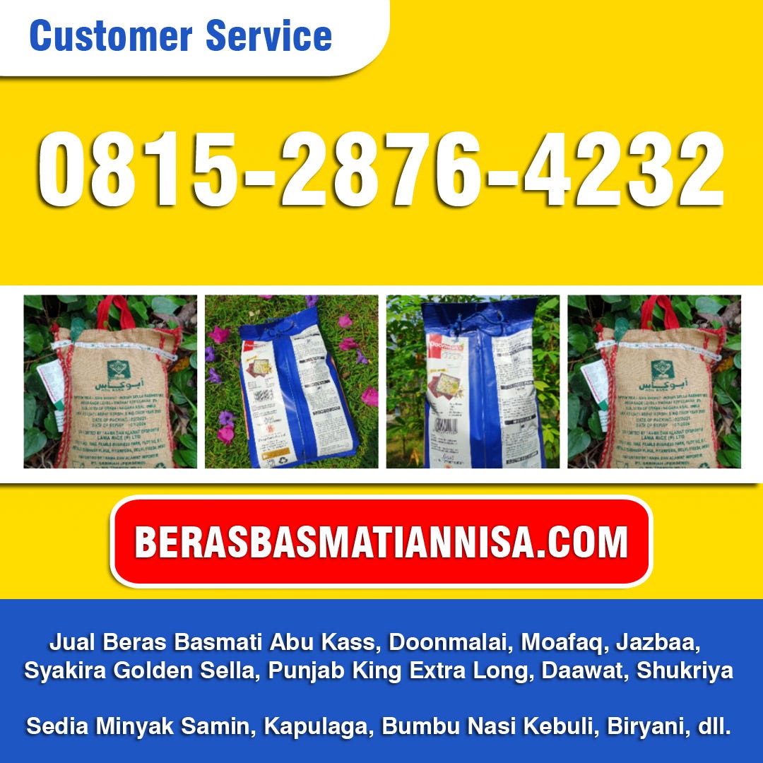 AGEN 081528764232 Beras Basmathi Steamed Cap Lily | by ...