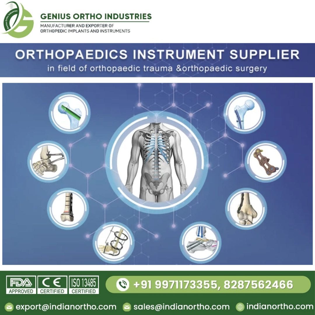Are you in need of high-quality orthopaedic implants and instruments ...