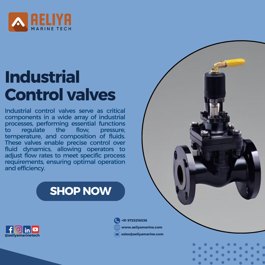 Industrial control valves - Aeliya Marine Tech - Medium