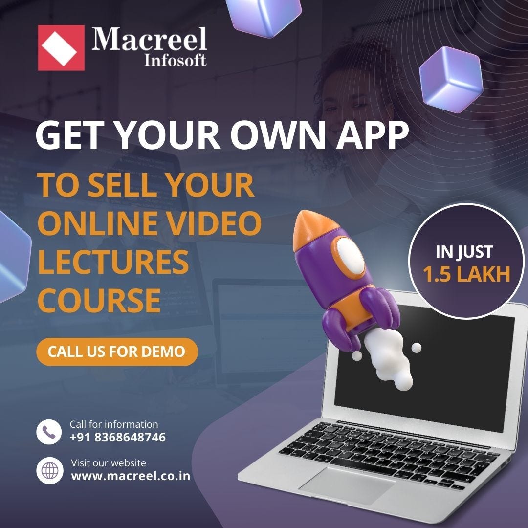 Ready To Take Your Online Teaching To The Next Level? - Macreel Infosoft Pvt. Ltd. - Medium