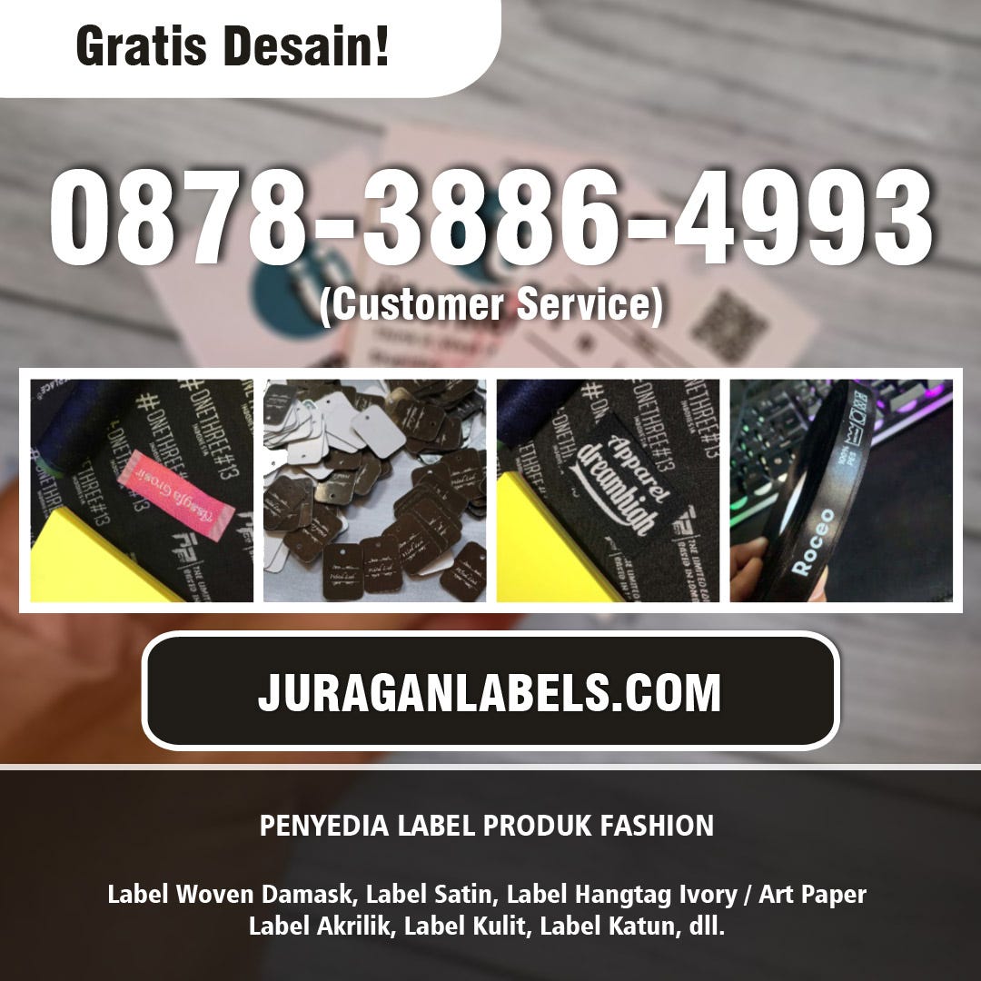 FREE DESAIN 087838864993 Cetak Label Baju Semarang | by ...
