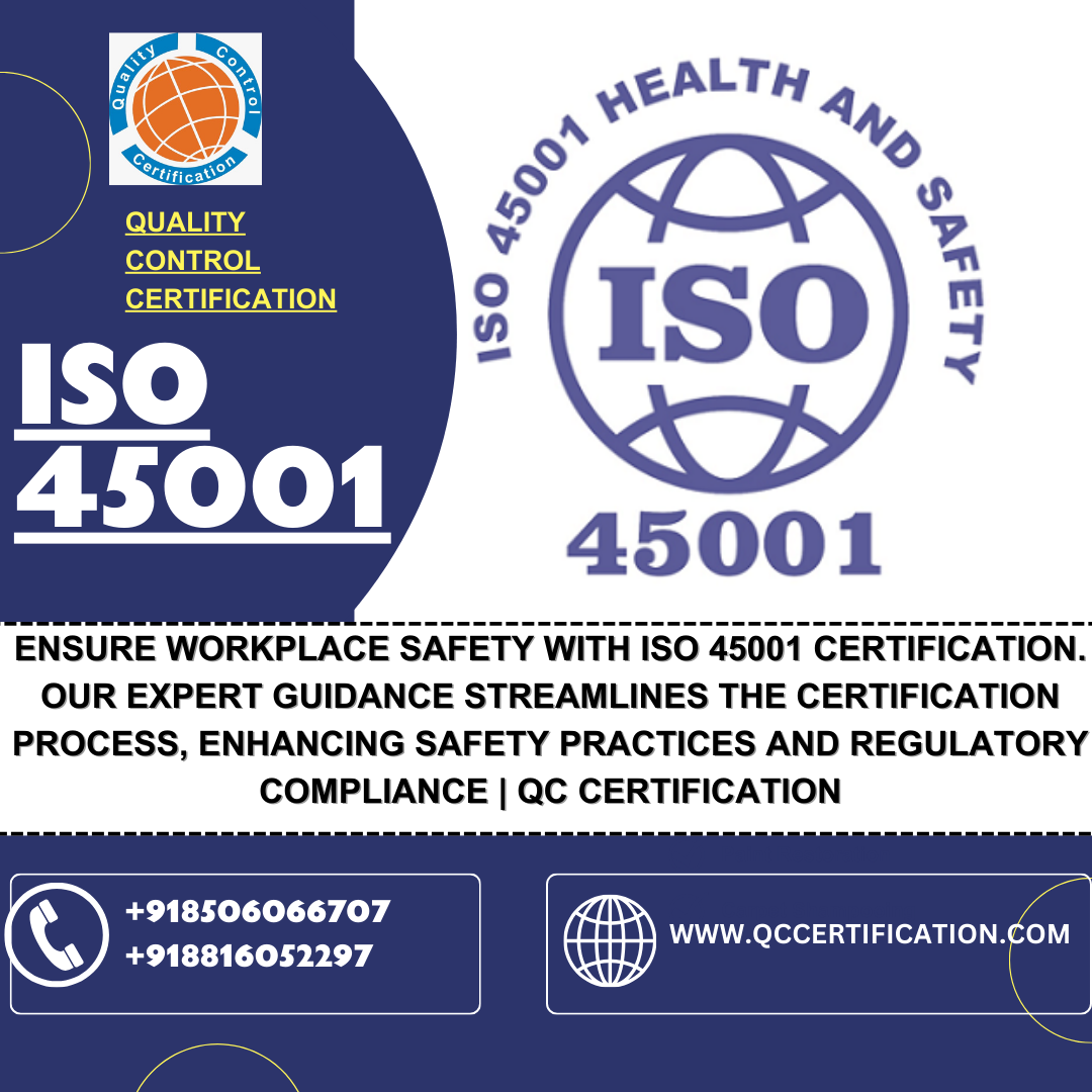 ISO 45001 CERTIFICATION | QC CERTIFICATION - DHRUV CHOUDHARY - Medium