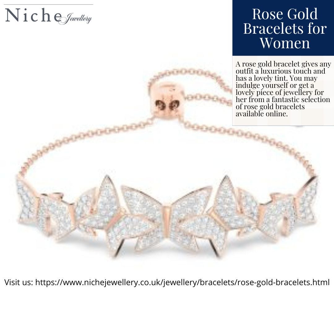Order rose gold bracelet online in UK from Niche Jewellery ...