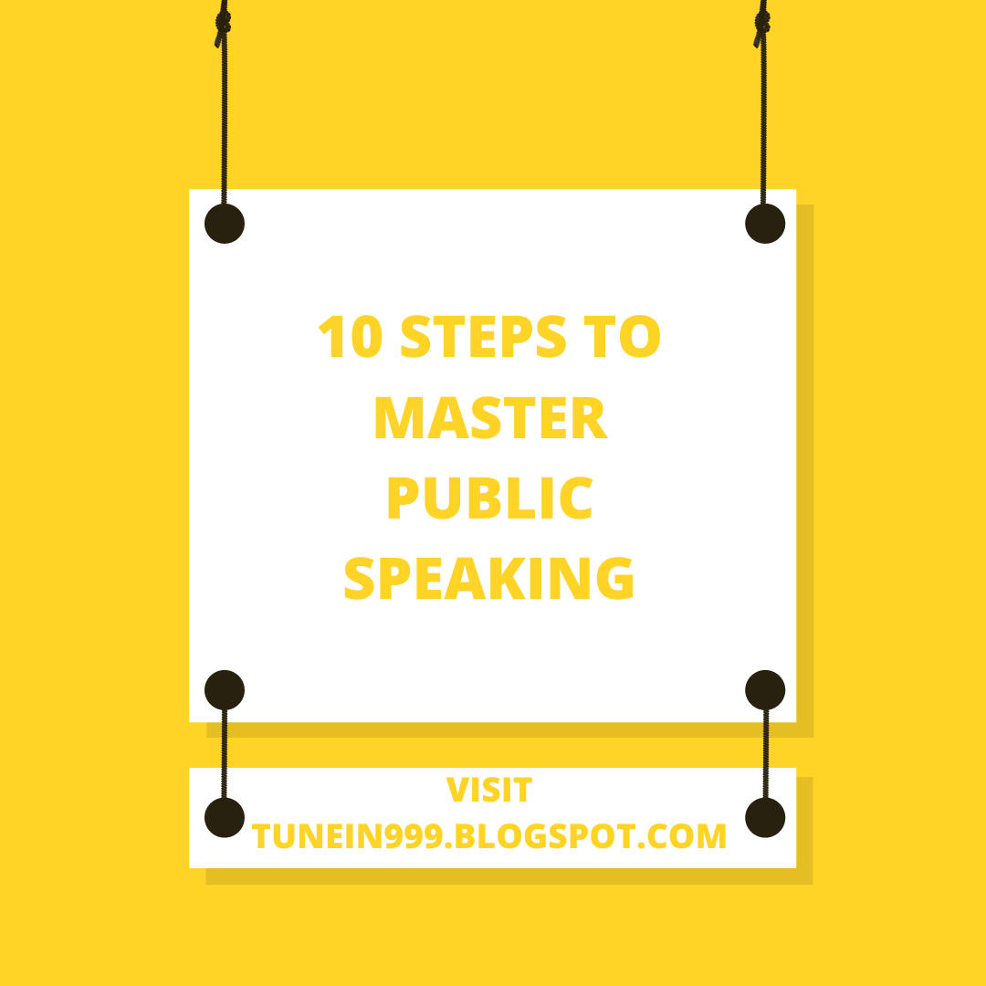 10 Steps To Master Public Speaking | by Fizza Zaidi | Medium
