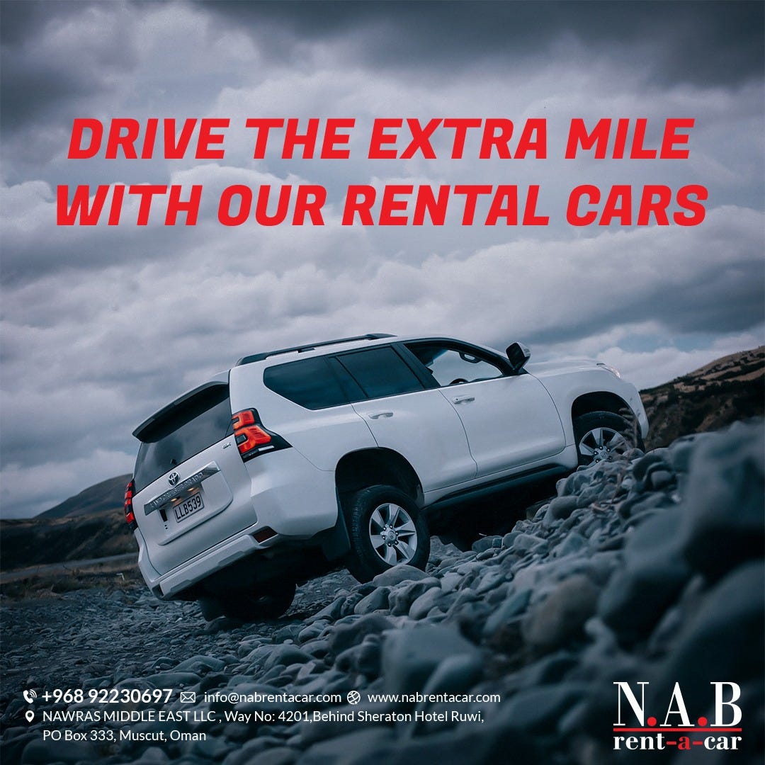 Rent a Car Muscat International Airport | NAB RENT A CAR MUSCAT, OMAN ...
