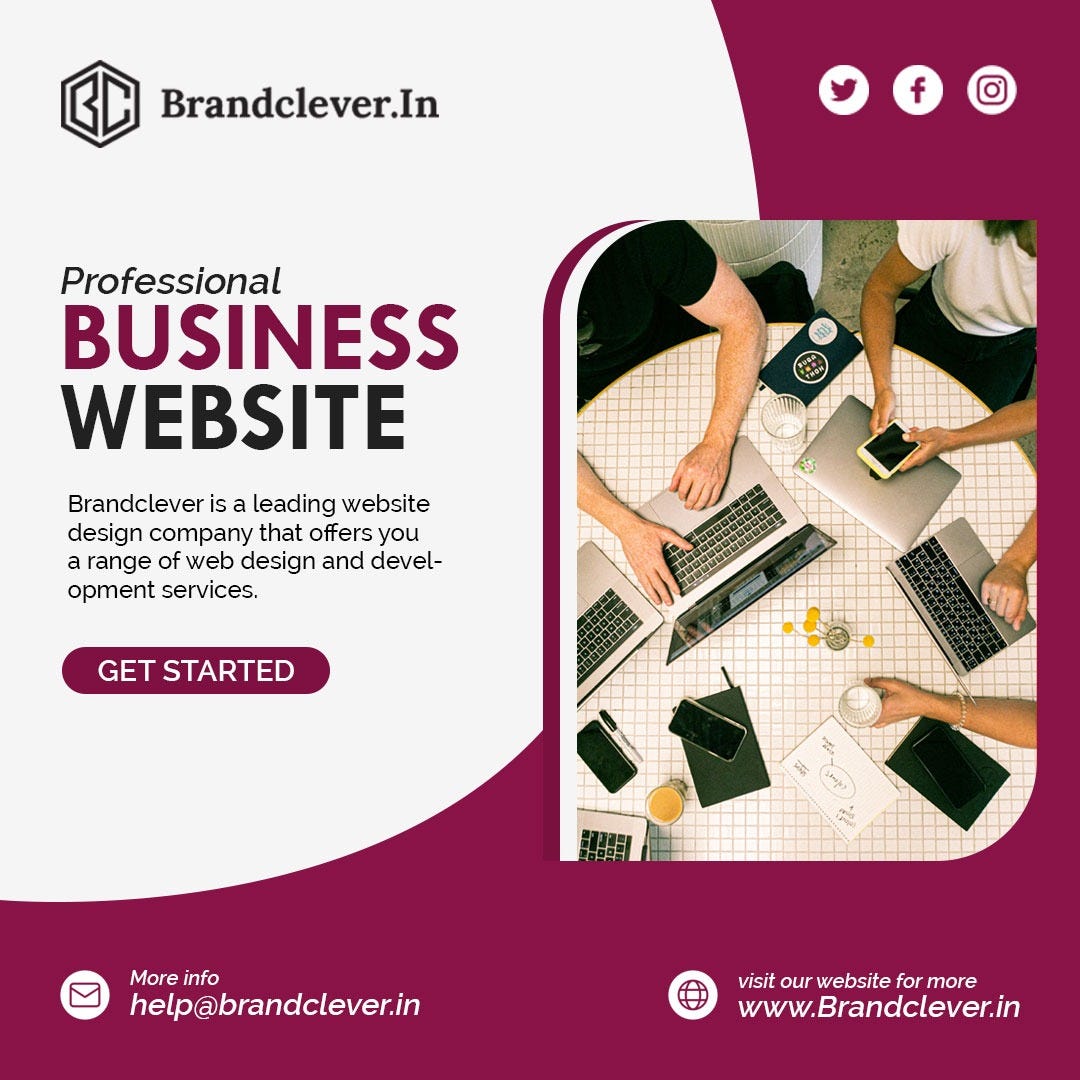 Professional Business Website https: //brandclever.in/ Brandclever.in ...