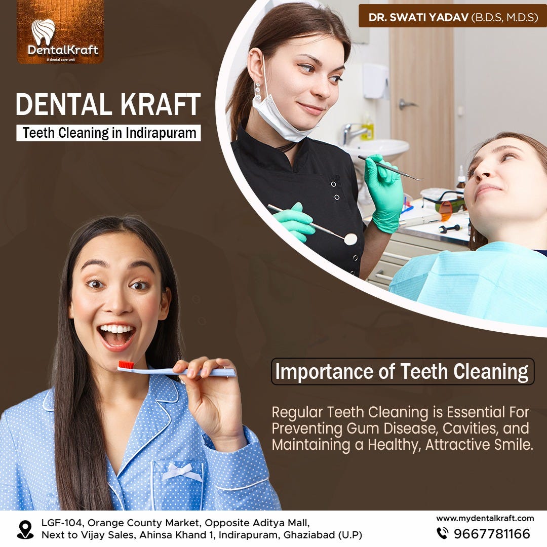 Best Teeth Cleaning in Indirapuram - My Dental Kraft - Medium