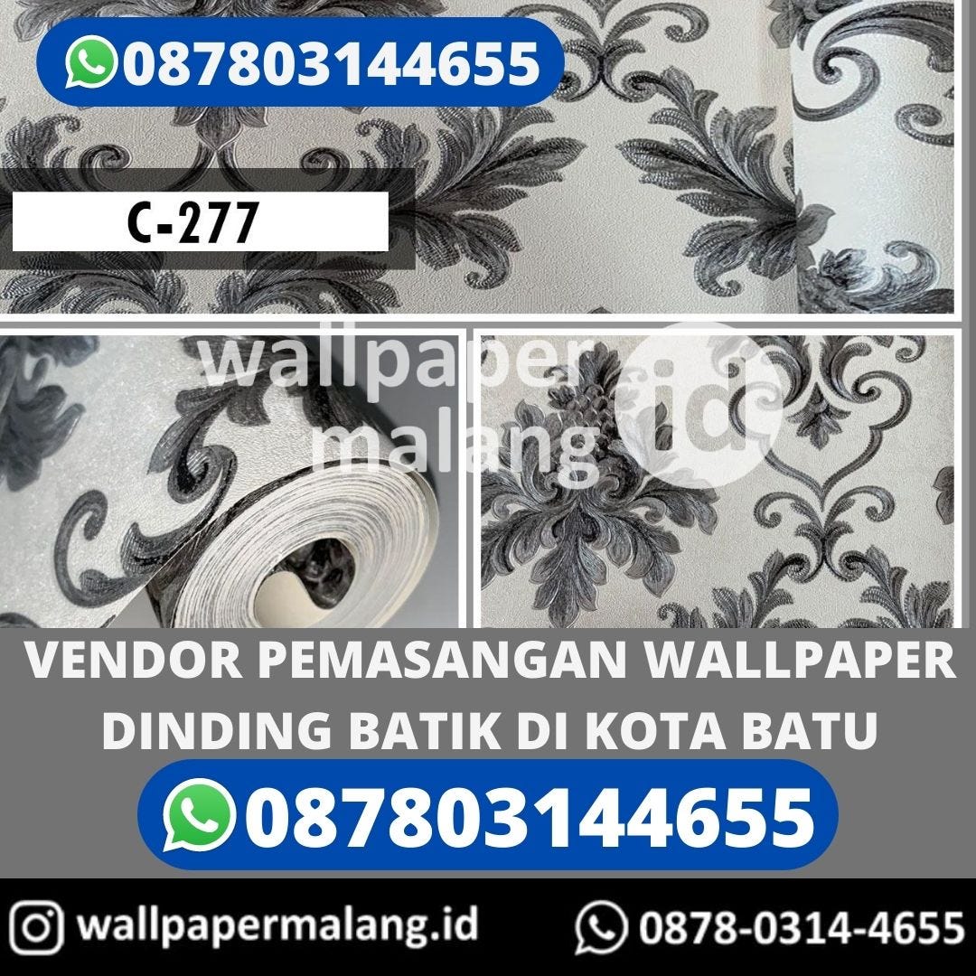 ORVENDOR PEMASANGAN WALLPAPER DINDING BATIK DI KOTA BATU | by ...