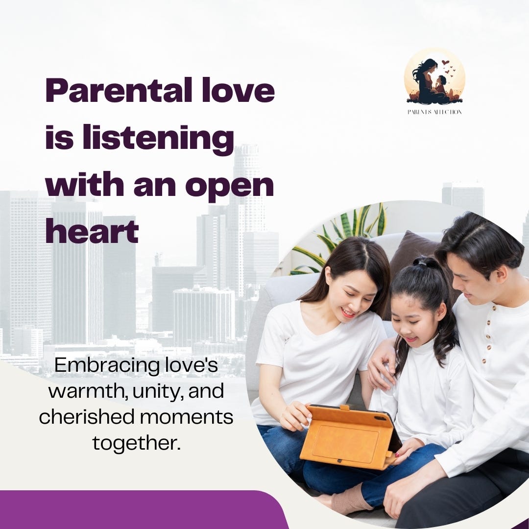 Parental Love: Listening with an Open Heart - Michael J. - Medium