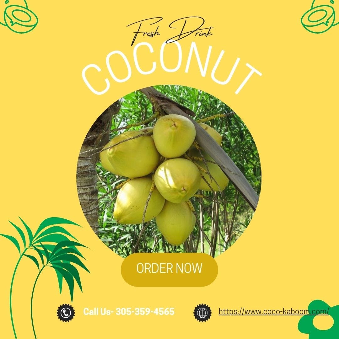 Coconut Beverage - Coco Kaboom - Medium