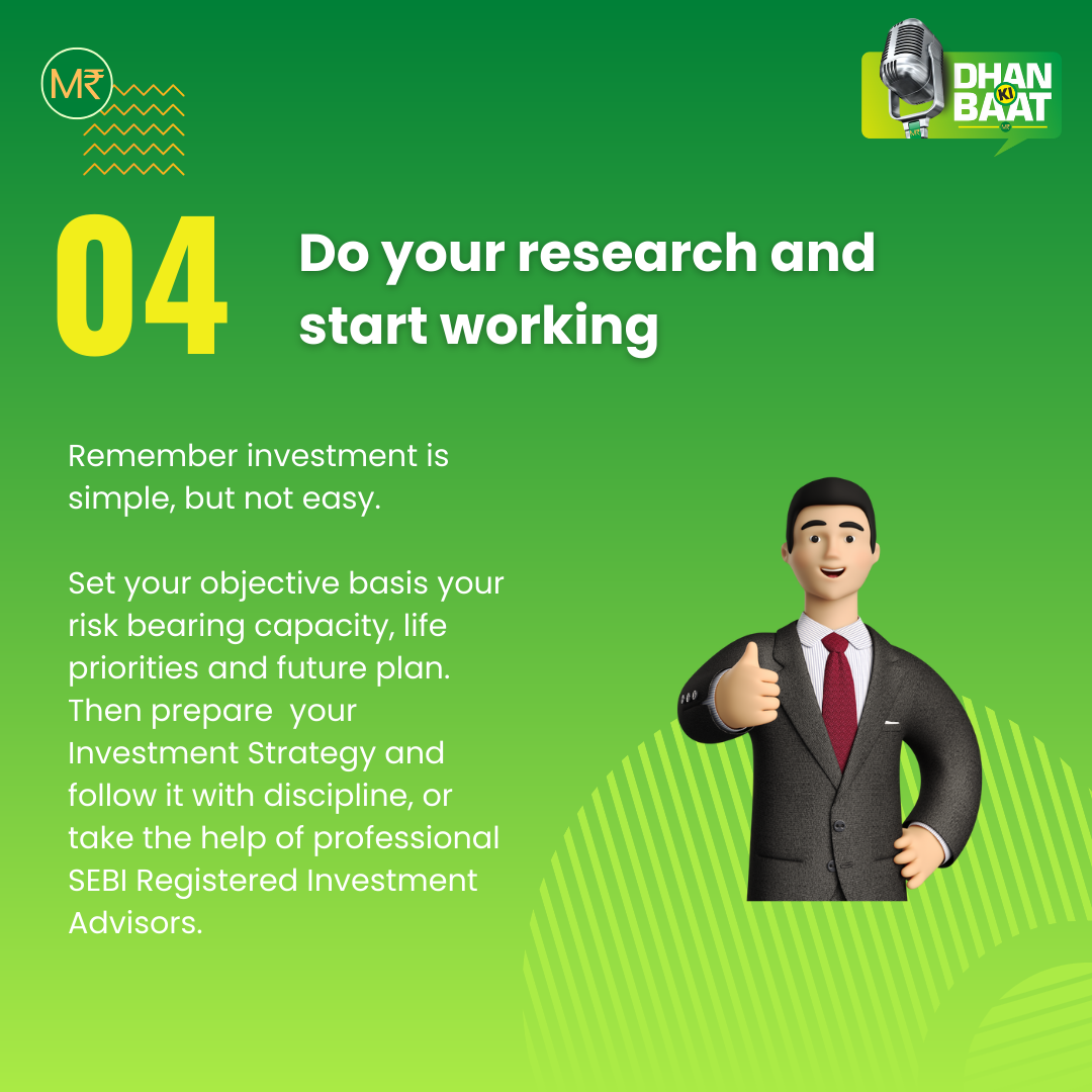 Step 4 — Do your research & start working ! - Moneyplant Research ...