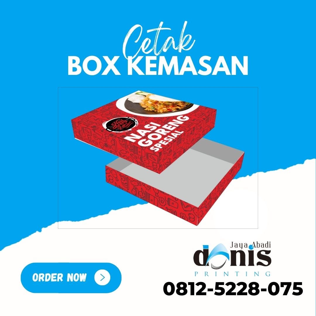 TERBAIK, HUB 0812-522-8075 | Kardus Snack Box Kekinian Malang - Cetak ...