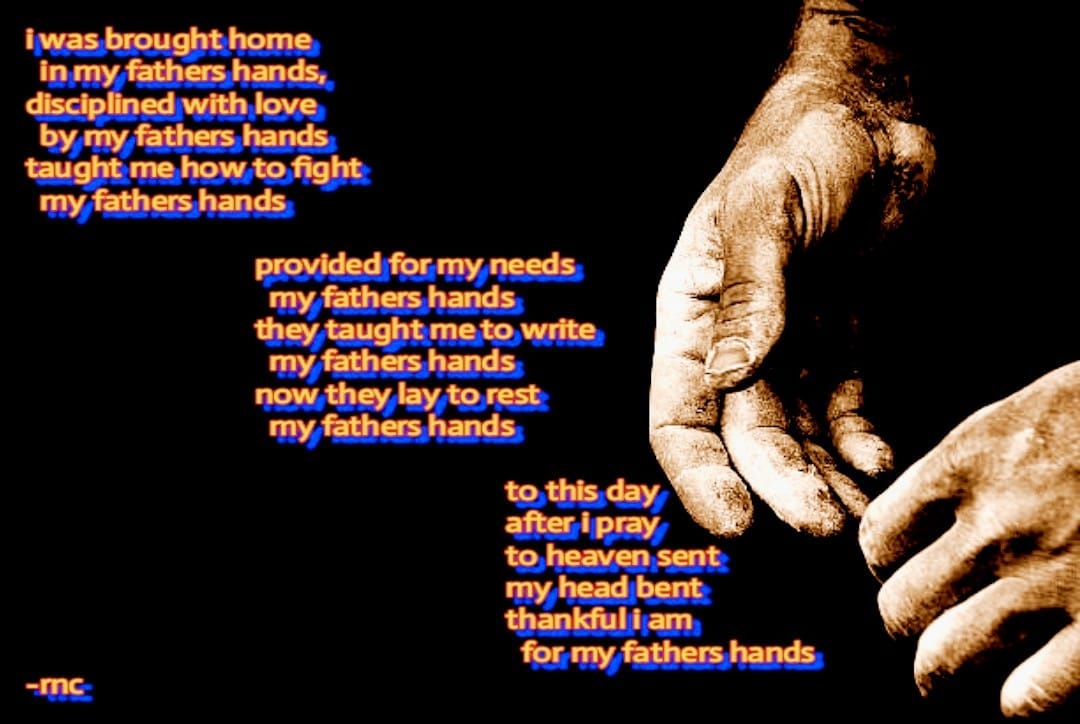 my fathers hands - Robert Nolan Clark - Medium