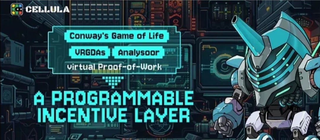 Cellula: Ang unang programmable incentive layer na gumagamit ng vPoW na mekanismo para gawing ...