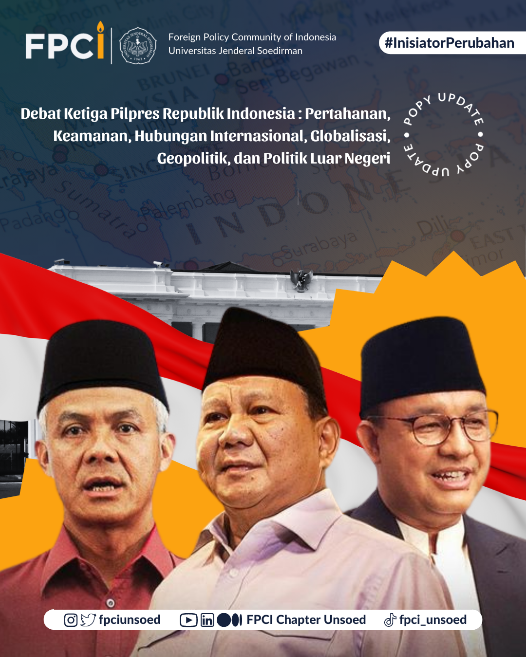Debat Ketiga Pilpres Republik Indonesia : Pertahanan, Keamanan, Hubungan Internasional ...