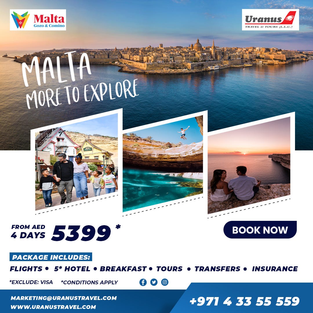 More to Explore Malta - Uranus Travel & Tours - Medium