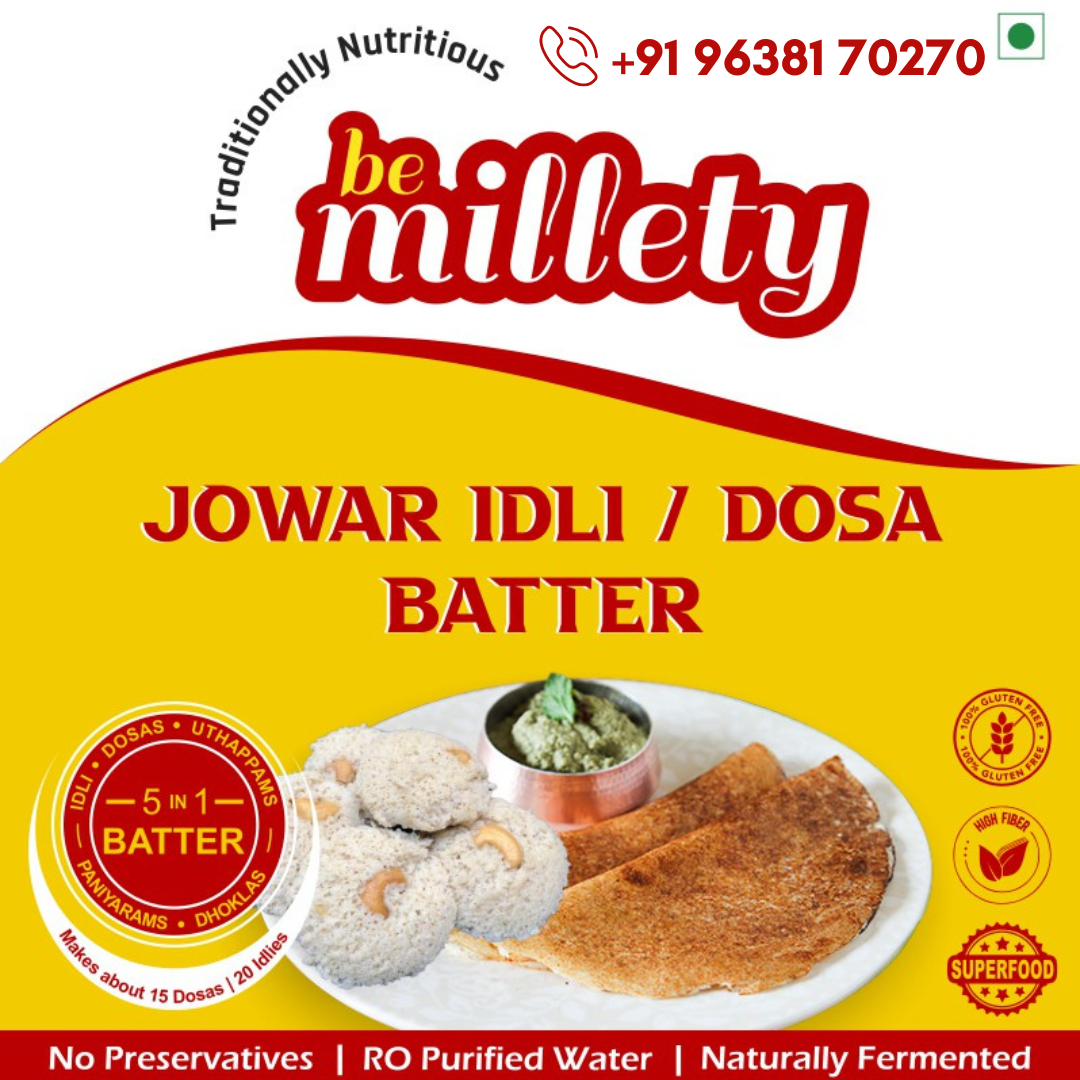 Jowar Idli/Dosa Batter - Bemillety - Medium