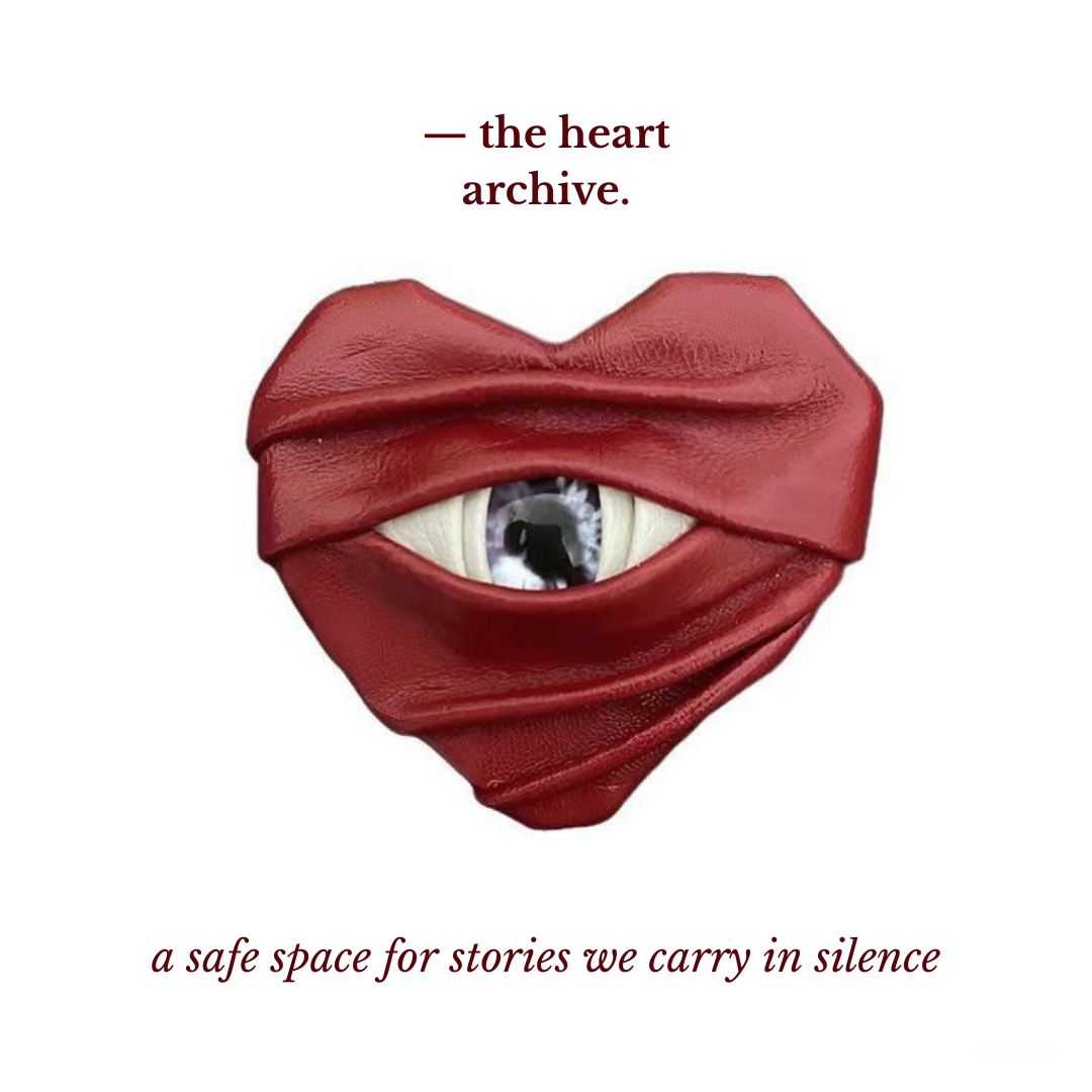 the heart archive. a safe space for stories we carry in… | by iris ୨୧ ...