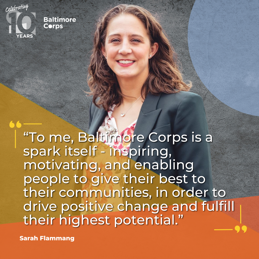 Sarah Flammang Spark Story | March 2023 | by Baltimore Corps | Medium