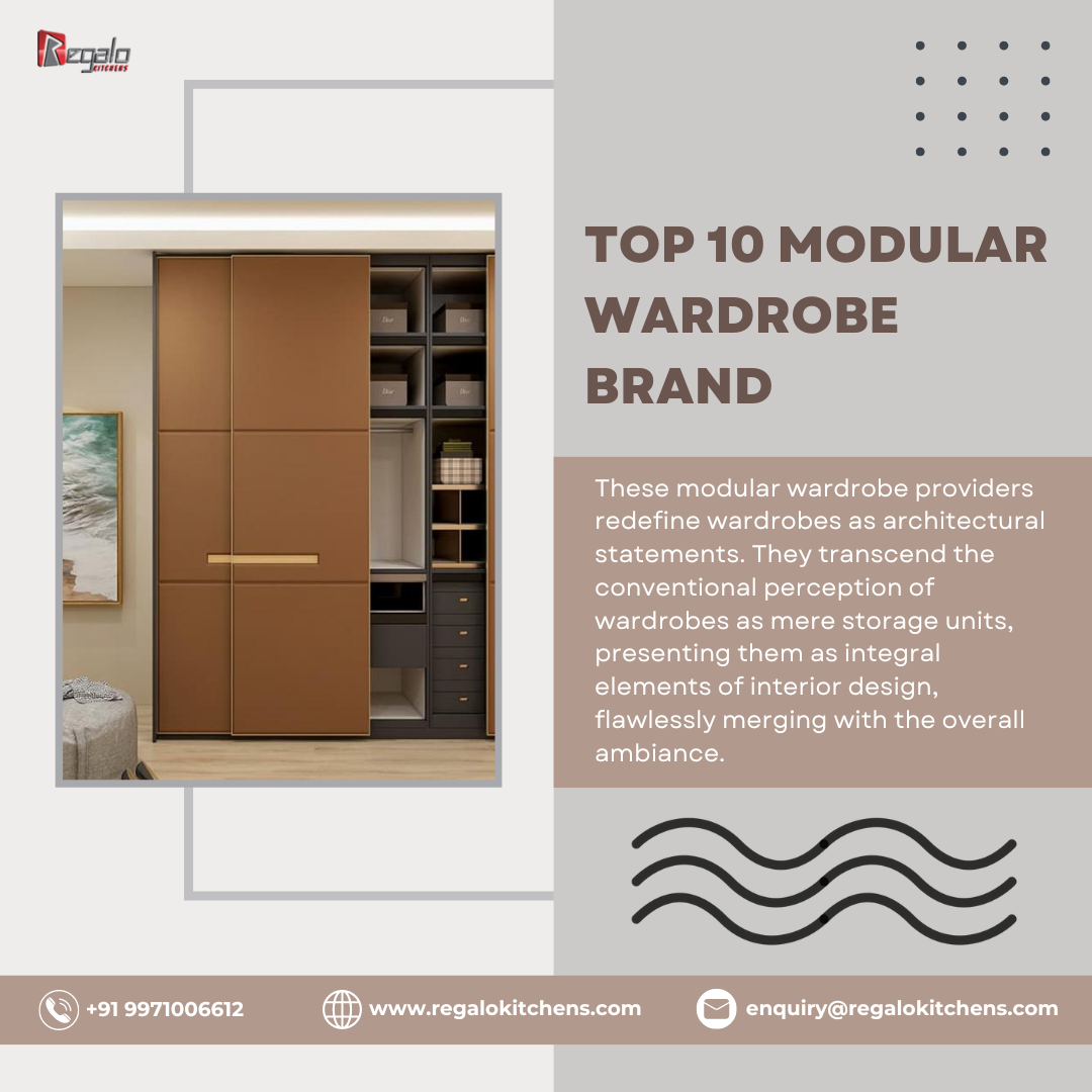 Top 10 Modular Wardrobe Brand - Regalo Kitchens - Medium