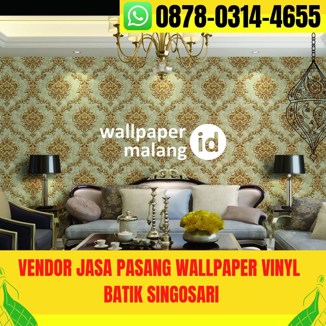 VENDOR JASA PASANG WALLPAPER VINYL BATIK SINGOSARI | by ...