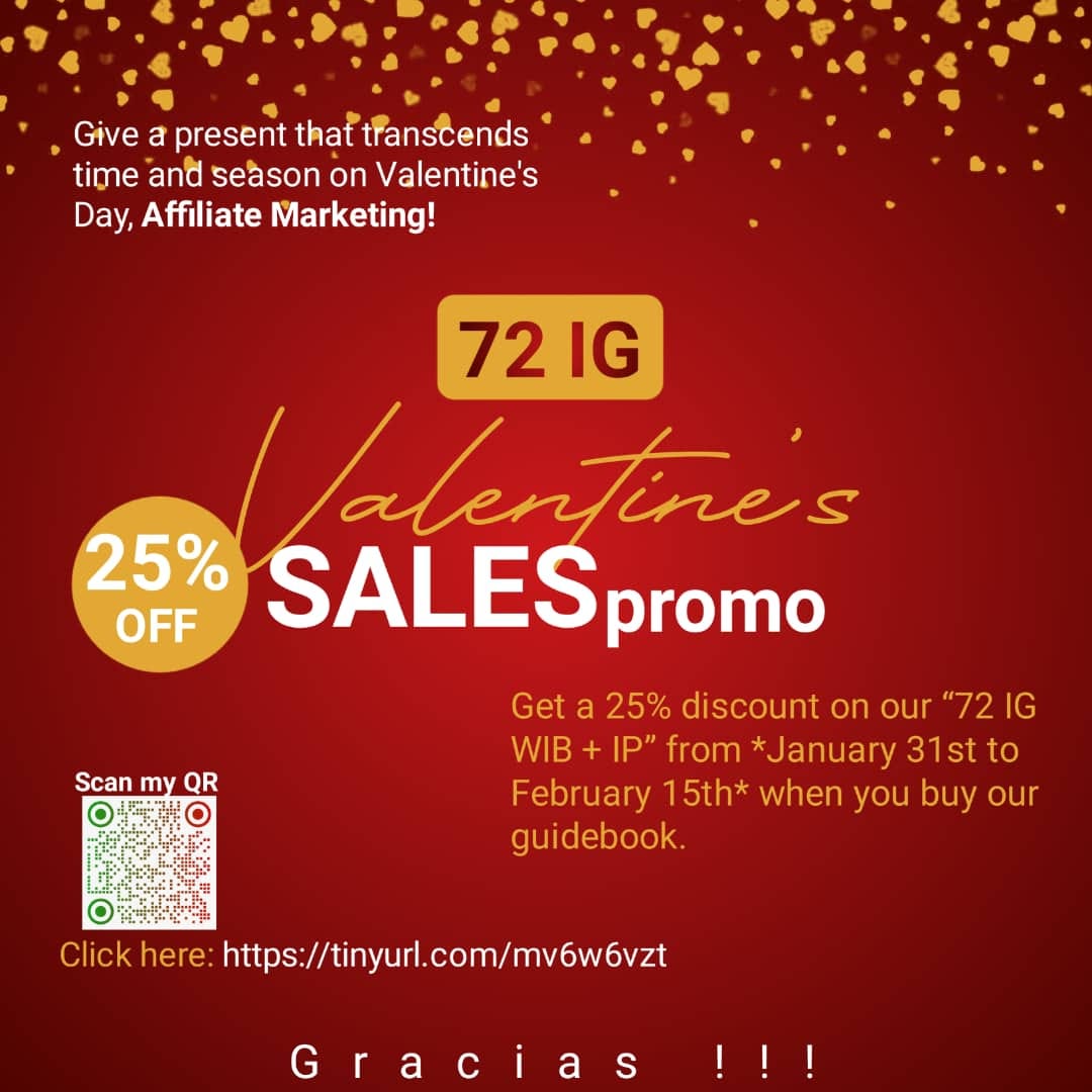 💕72 IG VALENTINE’S SALES PROMO💕 Greetings, This year, give your ...