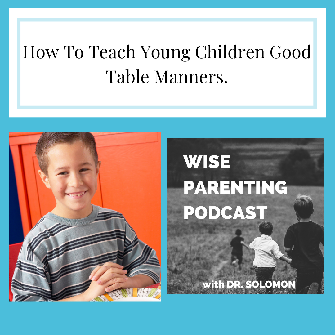 Good Table Manners For Children