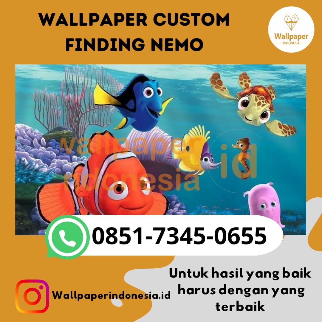Wallpaper Custom Finding Nemo - Jasawallpaperindonesia - Medium