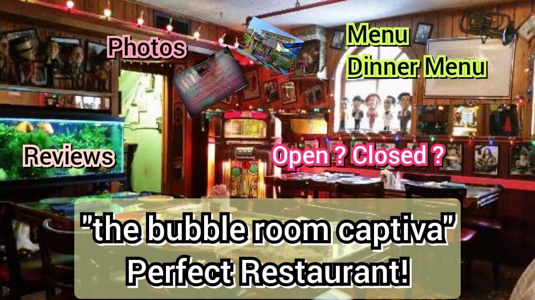The Bubble Room Captiva Florida Reviews, Restaurants, Menu, Photos ...