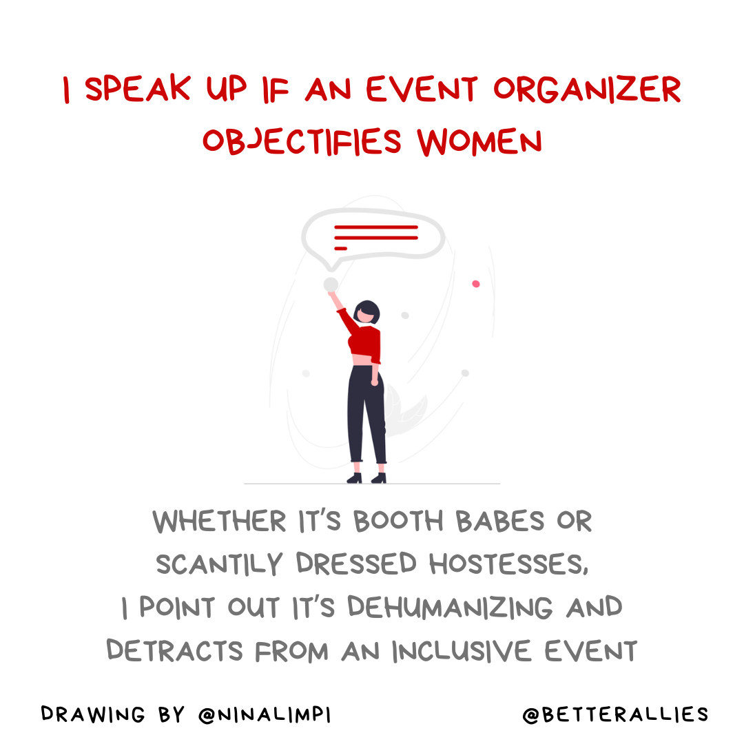 Dont Objectify Women And Other Actions For Allies By Better Allies® Code Like A Girl