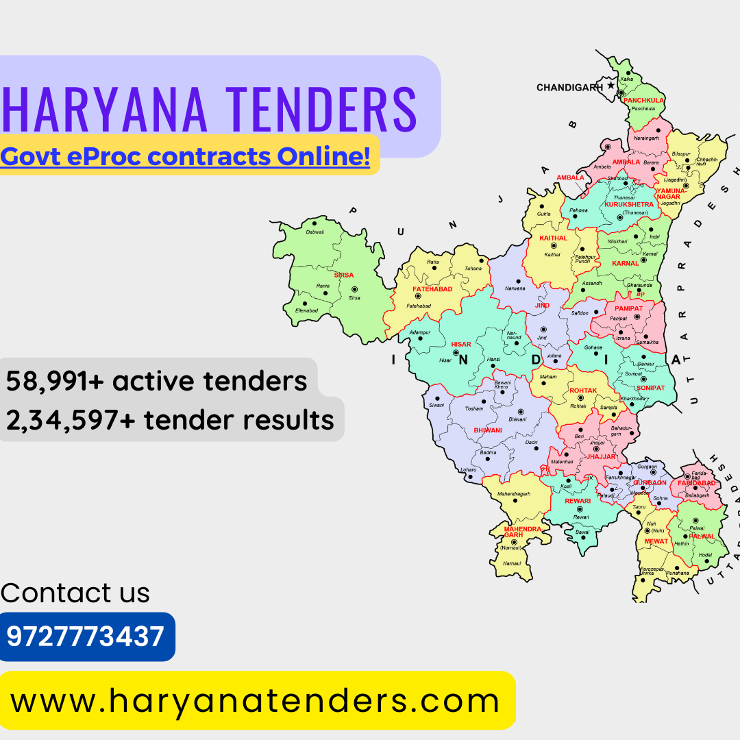 Get latest govt contracts on eTender Haryana portal | by Onetender | Medium