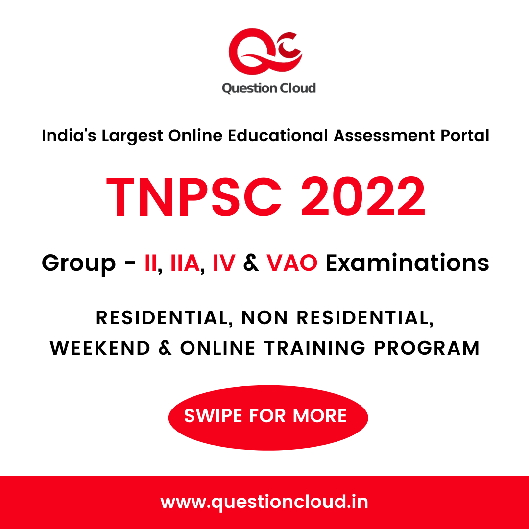 TNPSC Training Program - question cloud - Medium