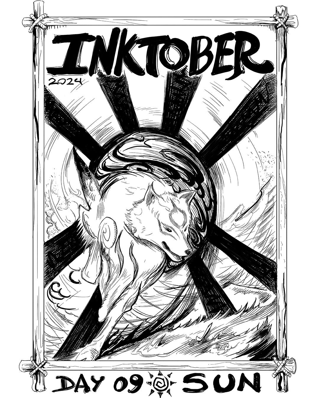 Inktober 2024 — Week 02 [08/14]. Ink too deep. | by Horaz SC | Oct, 2024 | Medium