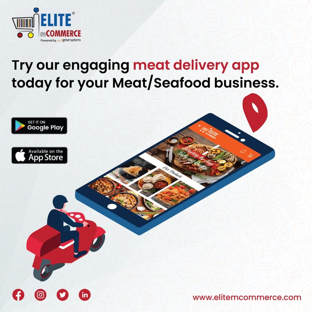 Meat Delivery Mobile App Solution | Elite mCommerce - Elite M Commerce ...